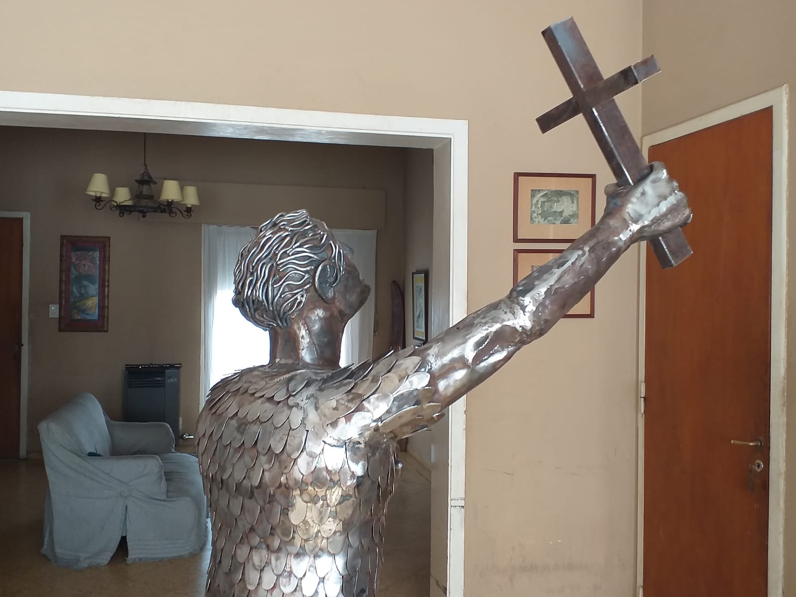 El San Expedito de un escultor nuevejuliense | Cadena Nueve - Diario Digital