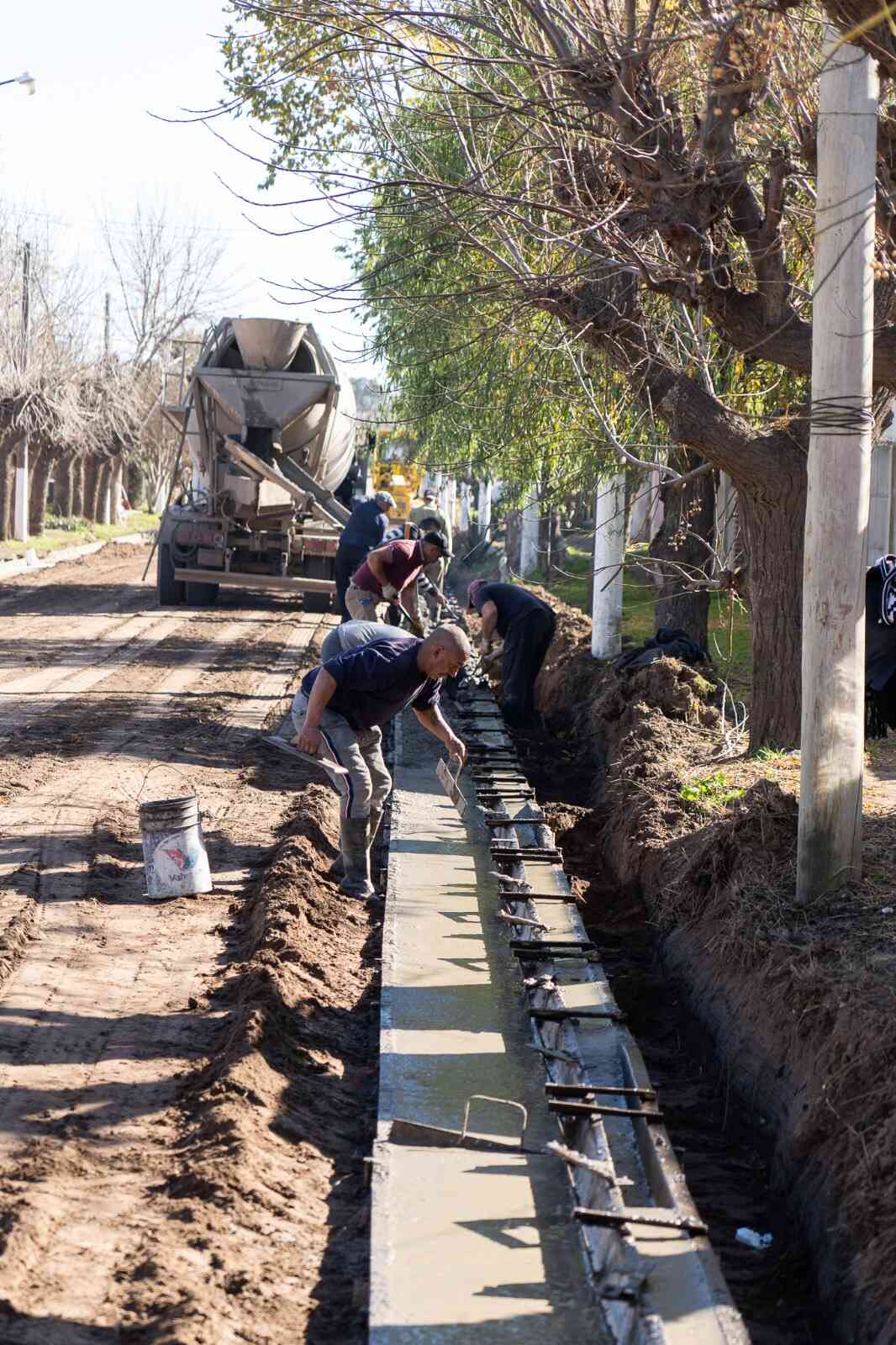 En Los Toldos más obras de Cordón Cuneta | Cadena Nueve - Diario Digital