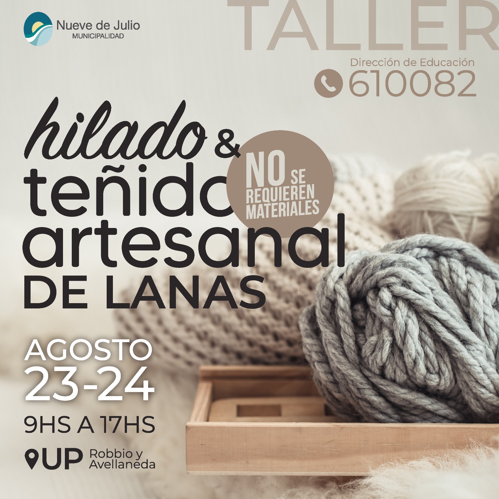 Taller de hilado y teñido artesanal en la Universidad popular | Cadena ...