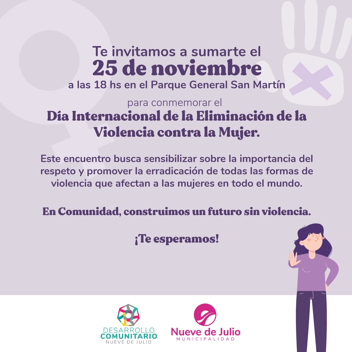 Conmemoración del Día Internacional de la Eliminación de la Violencia ...