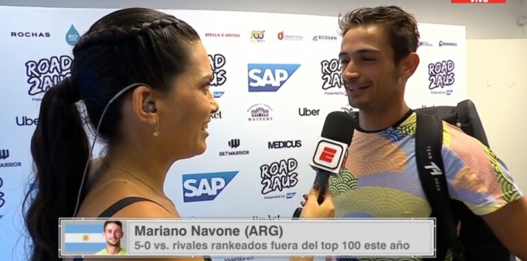 Mariano Navone ganó el Road to Australia en el Lawn Tennis con un ...